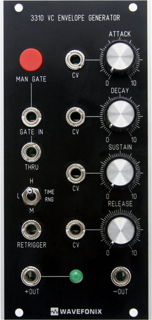 Wavefonix 3310 Vc Envelope Generator Vceg Classic Edition Eurorack Module On Modulargrid